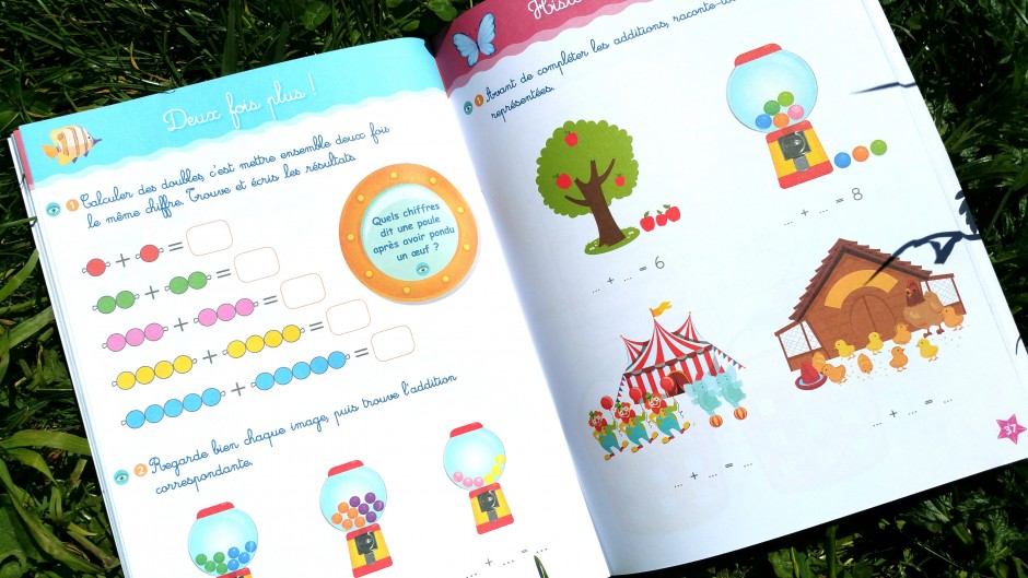 J'apprends à lire et compter en vacances avec Montessori, deux cahiers ...