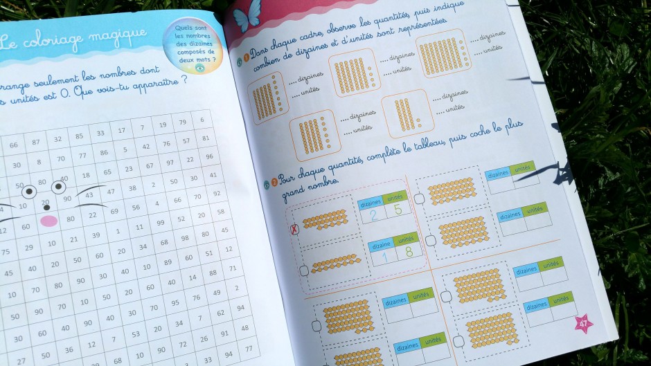 J'apprends à lire et compter en vacances avec Montessori, deux cahiers ...