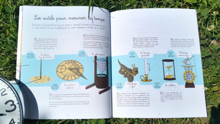 Apprendre à lire l'heure avec Montessori. Un cahier de chez Nathan.