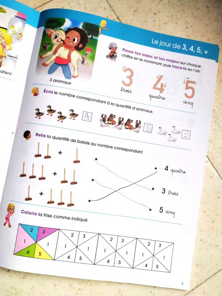 Je suis en CP, cahiers d'écriture et mathématique, une belle collection.